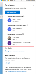 How to find the SharePoint Site is shared with “Everyone except external users”? | Pankaj Surti ...
